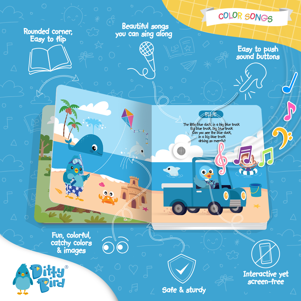 Ditty Bird - NEW | Color Songs | Ditty Bird Sound Book – Paris Pink ...